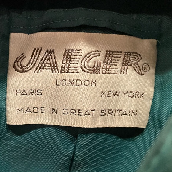 jaeger | Jackets & Coats | Vintage Jaeger Green Velvet Jacket | Poshmark